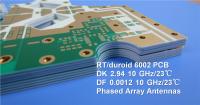 China Rogers RTduroid 6002 high frequency PCB 2-layer 30mil for Global Positioning System Antennas、Power Backplanes for sale