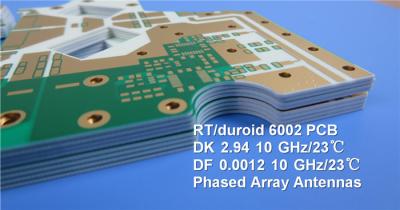 China Rogers RTduroid 6002 high frequency PCB 2-layer 30mil for Global Positioning System Antennas、Power Backplanes for sale