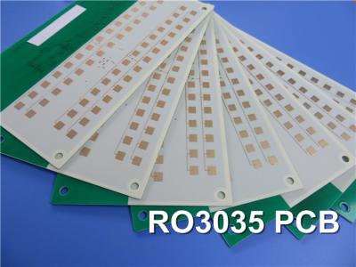 China Rogers RO3035（laminates） PCB 2-layer 20mil with Immersion Silver work for Automotive radar applications for sale