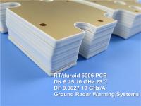 China Rogers RTduroid 6006 rigid PCB 2-layer 25mil with Immesion silver|For Satellite Communications Systems for sale