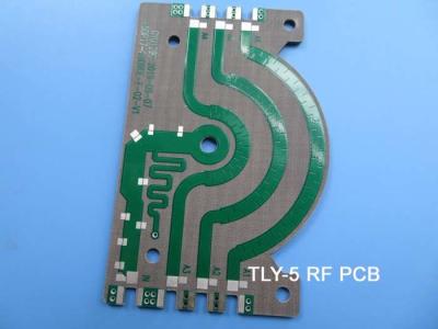 China Taconic TLY-5 PCB 2-layer 30mil with Immersion tin for Satellite/Cellular Communications for sale