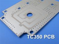 China TC350 hig frequency PCB 2-layer 10mil with Electroless Palladium and immersion Gold (ENEPIG) for sale