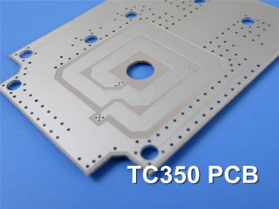 China TC350 hig frequency PCB 2-layer 10mil with Electroless Palladium and immersion Gold (ENEPIG) for sale