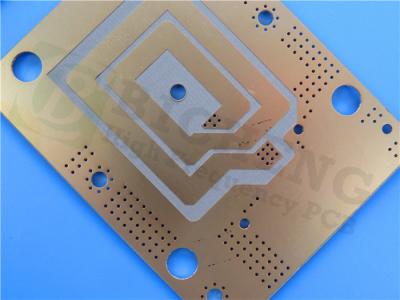 China DiClad 880 Microstrip and Stripline PCB with Immesion Gold Double Sided 60mil Thick no Solder Maks white Silkscreen for sale