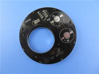 China Metal Core PCB Built On Aluminum Base With Black Solder Mask for sale