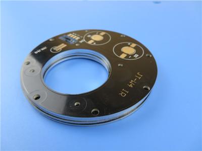 China Metal Core PCB Built On Aluminum Base With Black Solder Mask for sale