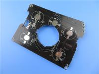 China Metal Core PCB Built On Aluminum Base With Black Solder Mask for sale