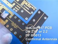 China IsoClad 917 High-Frequency PCBs  With Immesion Tin White Silkscreen Green soldermask in RF Applications for sale