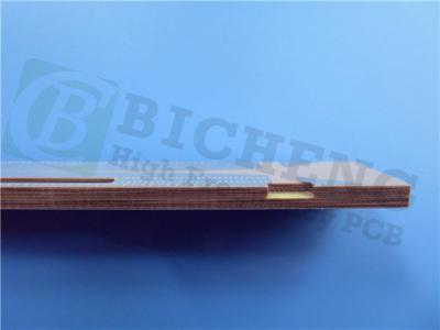 China TMM10i PCB 2-layer rigid pcb15mil thickness with Immersion Gold and edge plated Rogers TMM 10i isotropic thermoset microwave material for sale