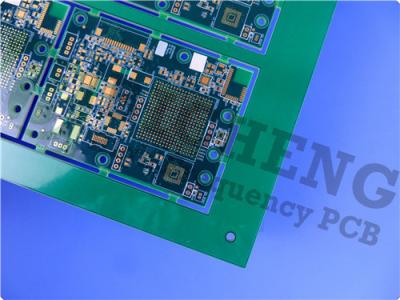 China IT-180A high frequency PCB Tg (175℃ by DSC) 4-Layer 1.6mm thick with immersion Gold and white solder mask for sale
