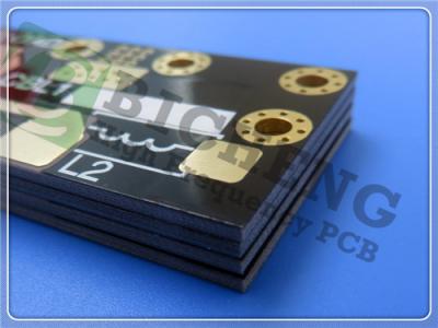China F4BTMS1000 250mil substrates PCB double sided 1oz Finished Cu weight Used for Microwave, RF for sale