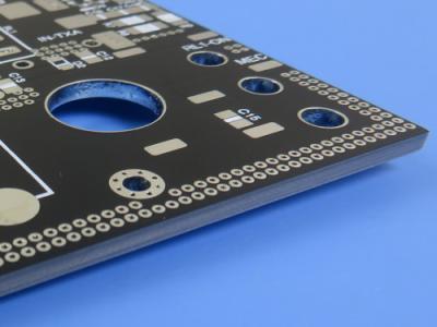 China F4BTMS430 RF PCBs build on 125mil(3.175mm) substrate double side copper layer with HASL for sale