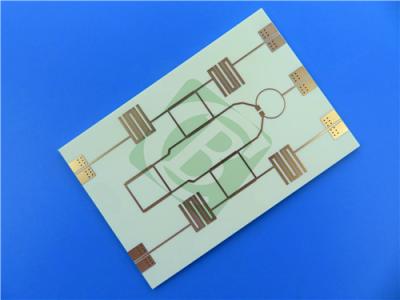 China Rogers RO4533 double-sided 35um copper weight PCB, 20mil Thickness, Green Solder Mask, and Immersion Gold Finish for sale