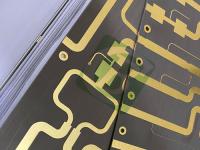 China TLY-5 125mil laminates are manufactured with woven fiberglass and Immersion Gold Finish for high frequency double sided PCB for sale