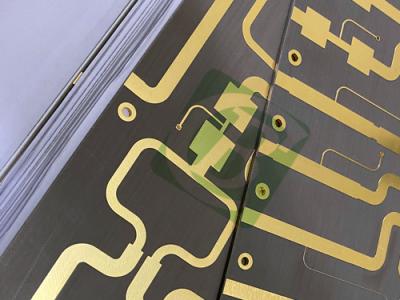 China TLY-5 125mil laminates are manufactured with woven fiberglass and Immersion Gold Finish for high frequency double sided PCB for sale