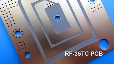 China RF-35TC PCB built on 5mil, 10mil, 20mil, 30mil, 60mil with ENEPIG, Pure gold, OSP is suited for high power applications for sale