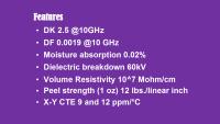 China Taconic's TLX-9 DK 2.50 built on 5mil , 10mil , 20mil , 30mil using in High Power Amplifiers for sale