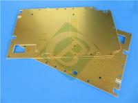 China RO3210 high frequency 2-Layer circuit board built on 30mil Core Laminate with ENIG Finish using in Power backplanes for sale