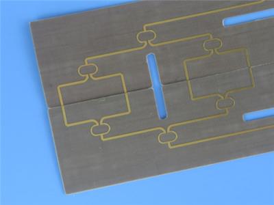 China CLTE-XT 2-Layer PCB built on 5.1mil Core laminate 0.25mm Thickness with Immersion Gold using in Phased Array Antennas for sale