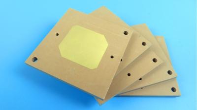 China Rogers TMM 6 thermoset microwave material with bare copper, HASL, ENIG, OSP design for filters and couplers for sale