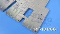 China RF-10 High Frequency material design for Double Sided PCB, Multilayer PCB, Hybrid PCB using in microstrip patch antennas for sale