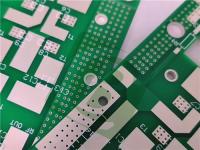 China RF-10 2-layer High-frequency PCB with  Low dissipation factor and High dielectric constant for RF and microwav for sale