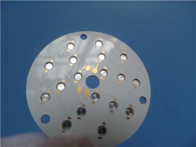China Aluminum PCB with Bowl-Dented Hole for Led Lighting Metal Core PCB for sale