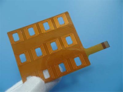 China Keypad Membrane Single-sided flexible PCBs FPC Polyimide PCBs Design 3M Tape Adhesive for sale
