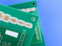 China DK 3.48 4-layer Hybrid PCB 0.508mm RO4350B+ Tg170 FR-4 finished  0.98mm with ENIG PTH and blind vias using in Radar and Sensors for sale
