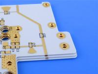 China Rogers RO4835 2layer PCB built on 6.6mil laminate core with immersion Gold 1 oz (1.4 mils) copper on all layers for sale