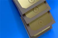 China F4BTMS430 fabircate PCB 2-Layer copper built on 10mil substarte with Immersion Gold Finish for  radar for sale