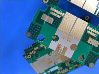 China WL-CT440 PCB 2-Layer 35um copper weight built on 10mil substrate with Immersion Silver Finish for sale