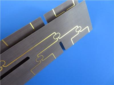 China Wangling's Ultra-Thin F4BM217 PCB built on 3.9mil laminate with ENIG for sale