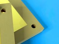 China 15mil TMM10i Double-Sided PCB with pure gold plating surface finish (without nickel) for Power Amplifiers and Combiners for sale