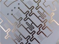 China Pure Gold Plating RF-60A manufacture Double-Sided PCB with built on 50mil laminate core manufacture for sale