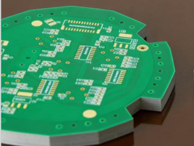 China Double-Sided Aluminum Substrate PCB Thermal conductivity >2 W/mK, 1.65mm finished plate thickness, 1oz copper thickness, 2µm gold for sale