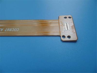 China Multilayer flexible PCBs Polyimide PCBs Printed Circuit Gold FPC with 0.25mm thick Flex PCBs board for sale