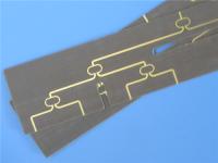 China custom manufacture 2-Layer RT/duroid 5870 High-Frequency PCB – 10mil (0.3mm) laminate with ENIG Finish for sale