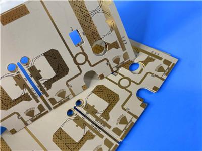 China Fabricated with TF600 DK6.0 modified PTFE/ceramic composite laminate 0.7mm (25mil) RF microwave PCB for sale