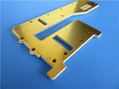 China High-frequency TMM13i Dk of 12.85 Microwave ceramic thermoset polymer composite Material & Custom 2-layer PCB for sale