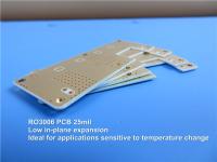 China Rogers RO3006 High Frequency Printed Circuit Board 2-Layer Rogers 3006 10mil PCB DK6.15 DF 0.002 RF Microwave Gold PCB for sale