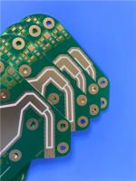 China Rogers AD250C laminate and Custom High-Frequency double side PCB built on 0.508 mm (20mil) substrate with Pure gold Surface /No Blind vias /buried vias for sale