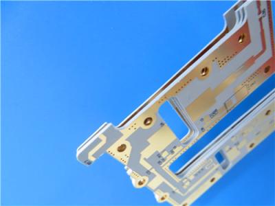 China Rogers CLTE-MW High-Frequency Laminate with 0.102mm material core thickness Double-sided CLTE-MW PCB with Pure Gold Plating for 5G and other millimeter wave applications for sale