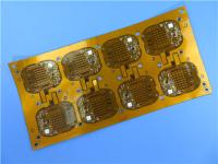 China Double Layer Flexible PCB Built On Polyimide with Immersion Gold and Yellow Coverlay for Tracking Device for sale