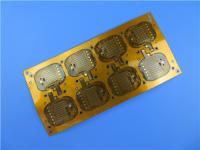 China Double Layer Flexible PCB Built On Polyimide with Immersion Gold and Yellow Coverlay for Tracking Device for sale