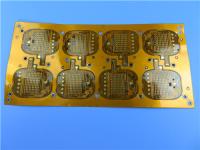 China Double Layer Flexible PCB Built On Polyimide with Immersion Gold and Yellow Coverlay for Tracking Device for sale