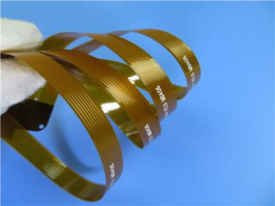 China Single Sided Flexible Printed Circuit (FPC) Strips with Immersion Gold and FR-4 Stiffener for Industial Surveying for sale
