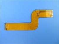 China Multilayer Flexible Printed Circuits FPC Built On Polyimide with 0.25mm Thick and Immersion Gold Remote Control for sale