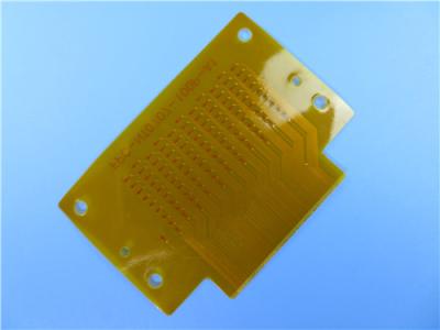 China Double Layer Thin Flexible PCB on Polyimide With 0.5oz Copper and Immersion Gold For WiFi Antenna for sale