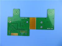 China 4 Layer Flex-rigid PCB Built On 1.6mm FR4 and 0.2mm Polyimide With Immersion Gold and Green Solder Mask For Instrument for sale